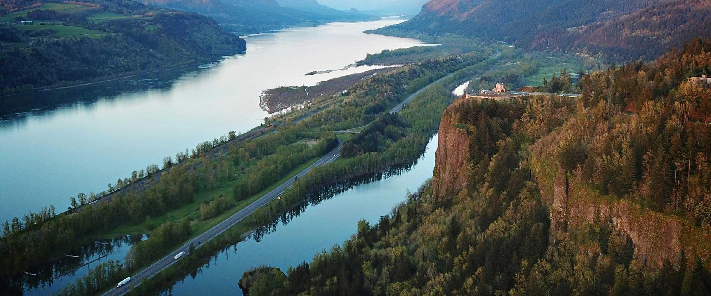 birdseye-view-columbia-river-gorge | Martin's Gorge Tours